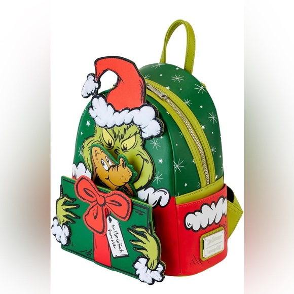 LOUNGEFLY x DR. SEUSS’ | Bags | Dr Seuss How The Grinch Stole Christmas ...